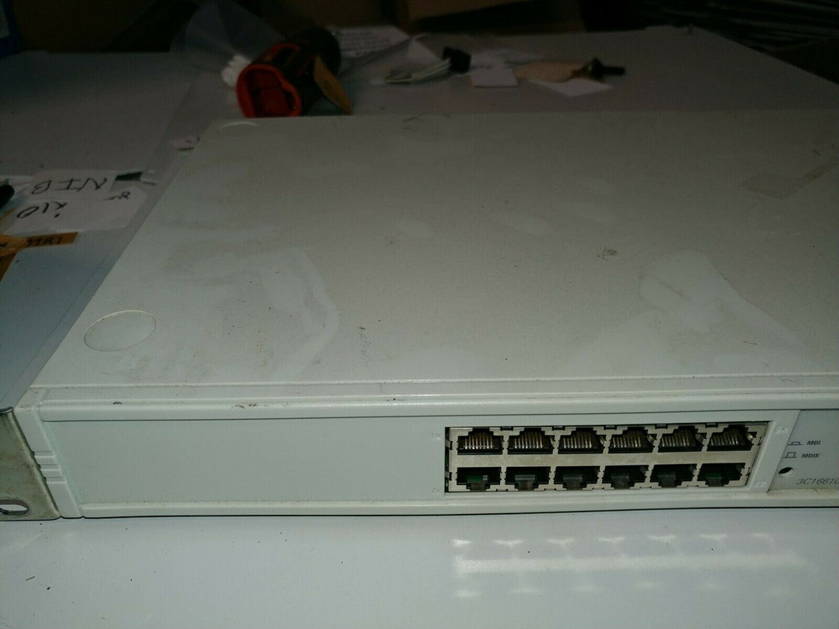 3Com SuperStack II Dual Speed Hub 500 3C16611 24-Port Gigabit Switch ...